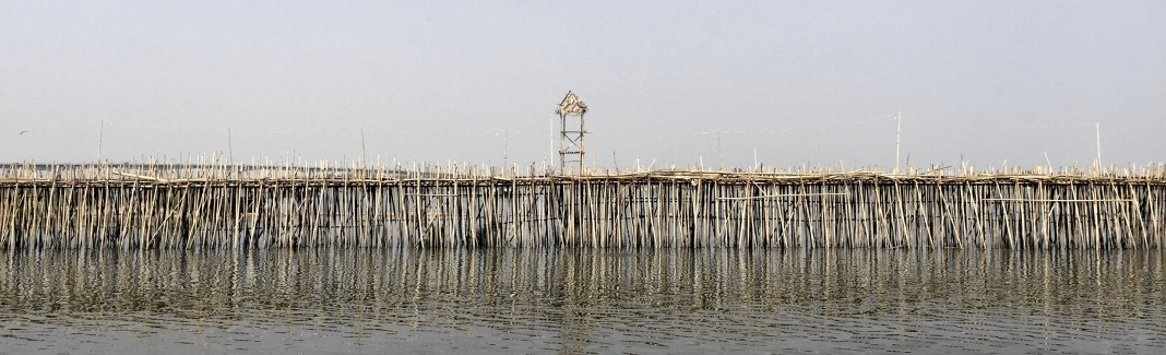 The bamboo bridge and Koh Pen Kompong Cham